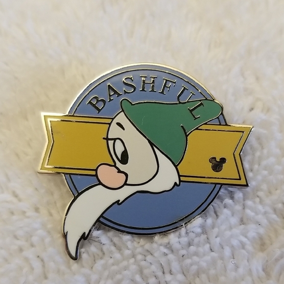 Disney | Accessories | Disney Bashful Dwarf Pin | Poshmark